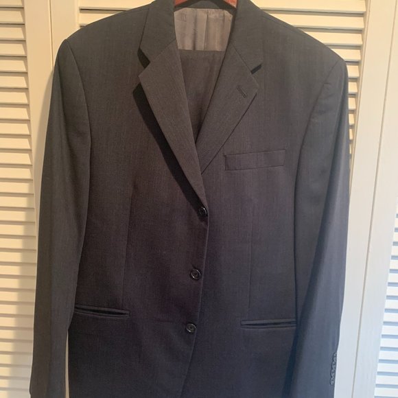 Calvin Klein | Suits & Blazers | Ash Gray Woolen Suit | Poshmark